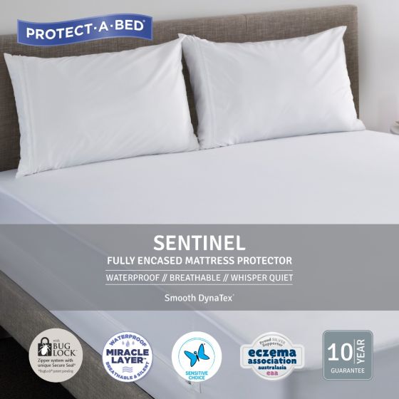 Buy Protect-A-Bed Sentinel Mattress Encasement Waterproof Sleep ...