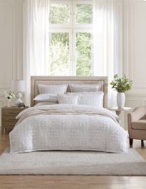 Buy Private Collection Mayfair Quilt Cover Set Stone SD